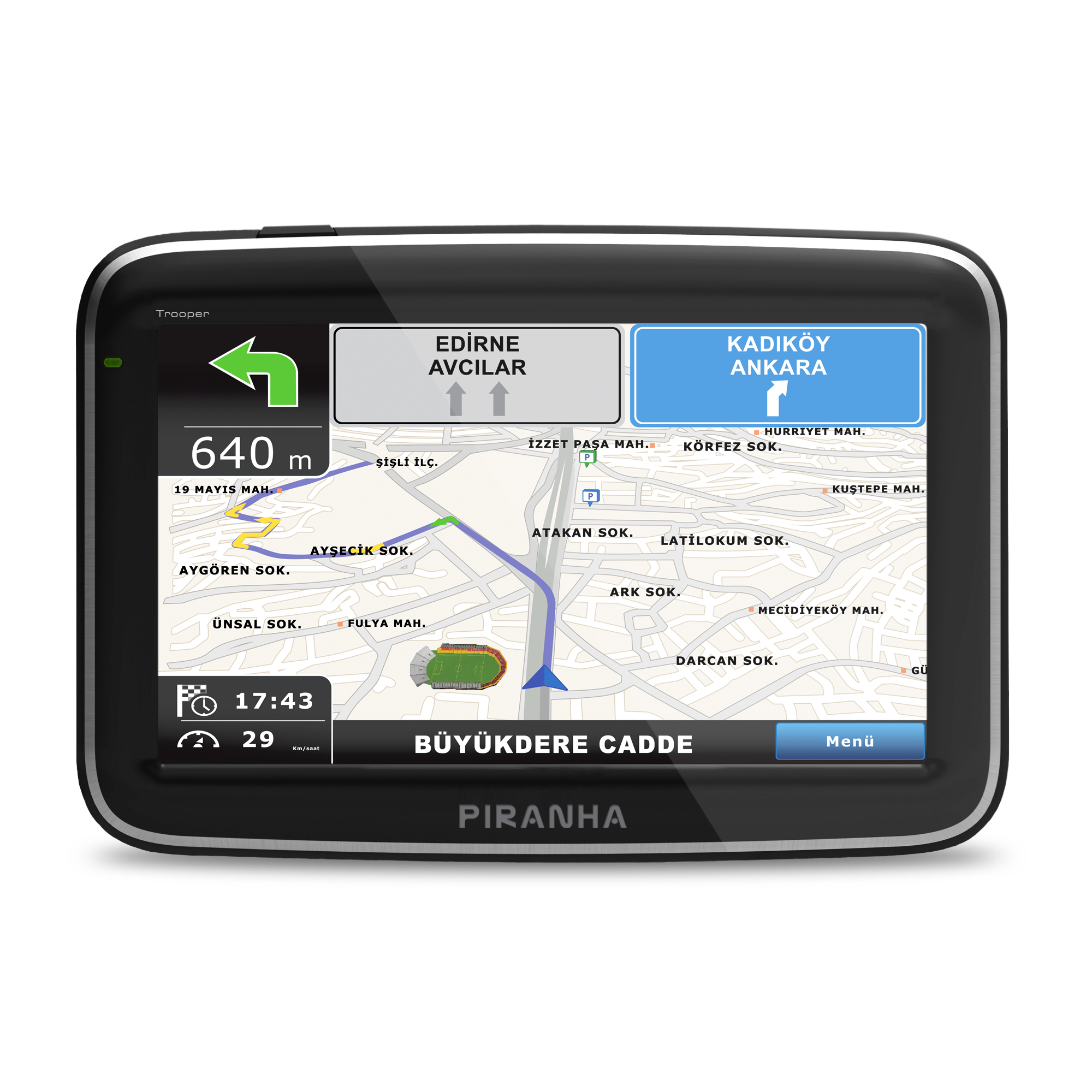 Trooper - 5.0 inç HD GPS Navigasyon Sistemi - Teknolojiyi Seviyorum