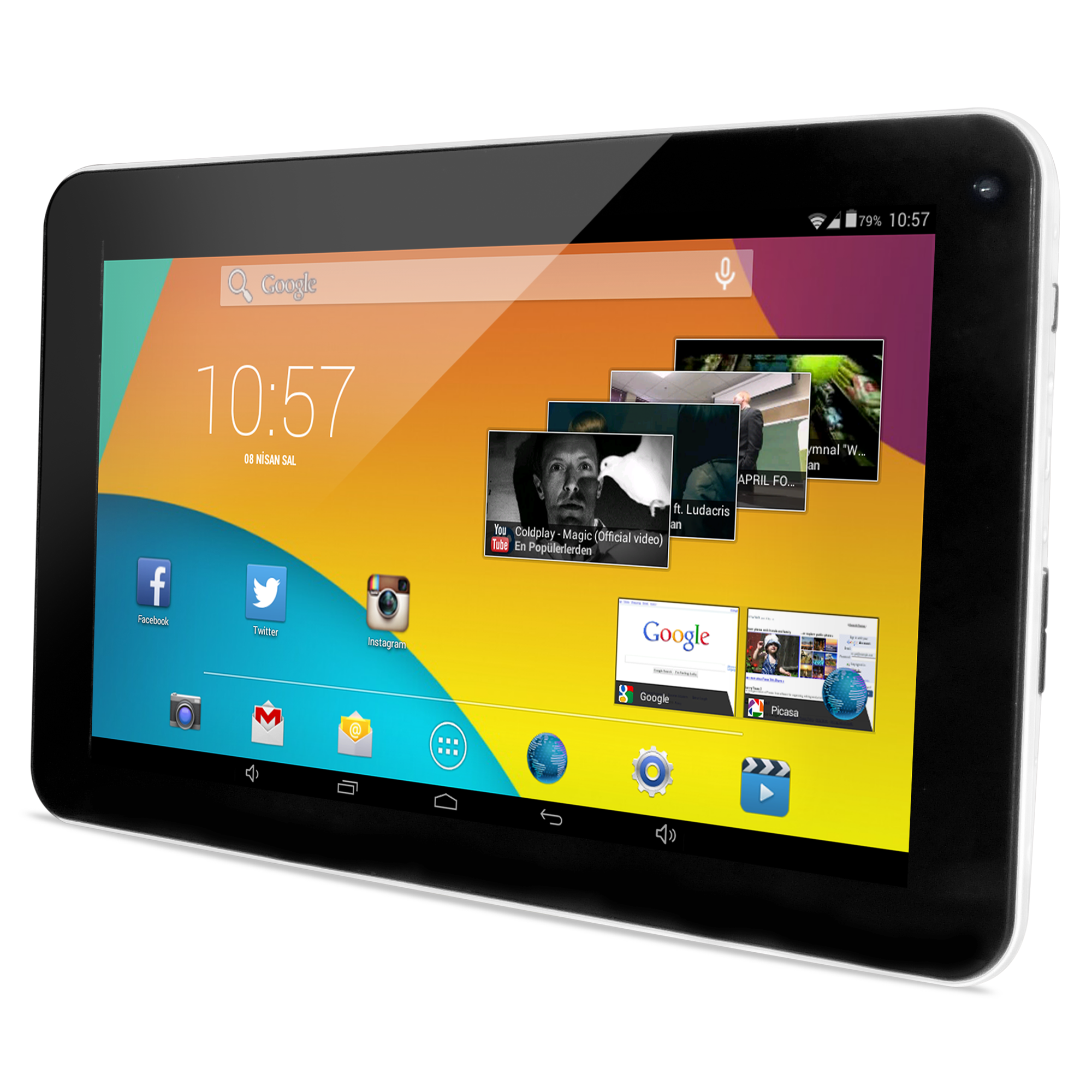 Ultra II Tab 9.0 White - Çift Çekirdek İşlemcili HD Tablet ...